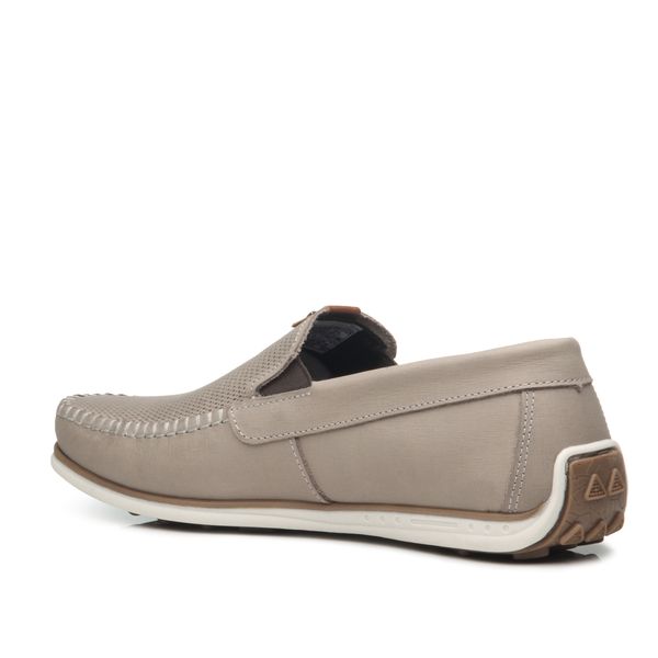 Mocassim Pegada Masculino em Couro Areia 142002-06 - pegada